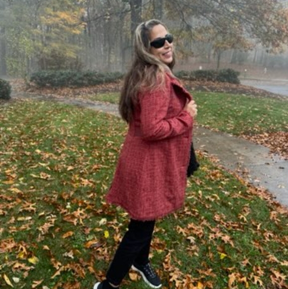 Heart Moon Star | Jackets & Coats | Womens Large Red Wool Fringe Mohair ...